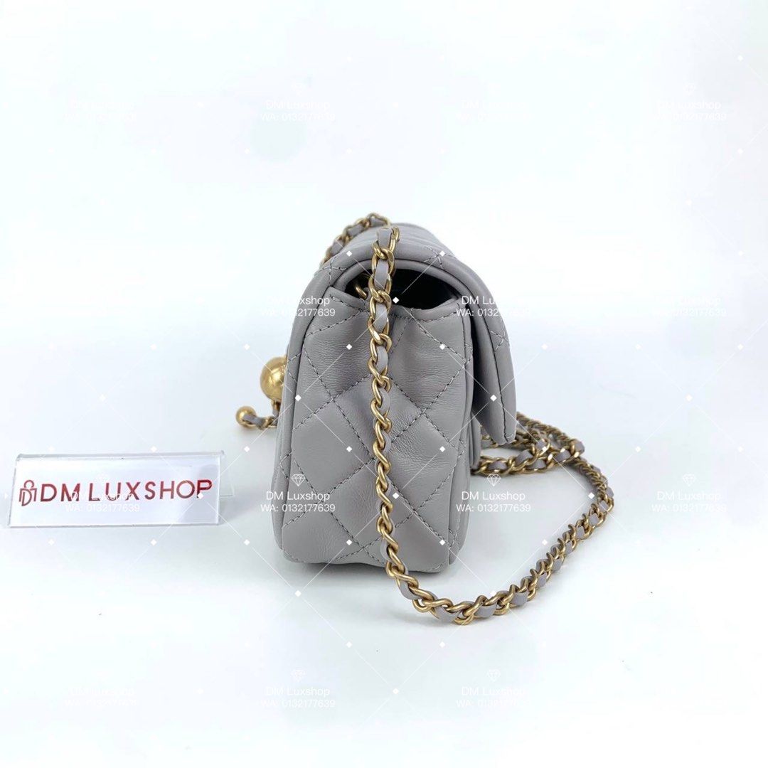 Chanel Mini CF Golden Pearl, Luxury, Bags & Wallets on Carousell