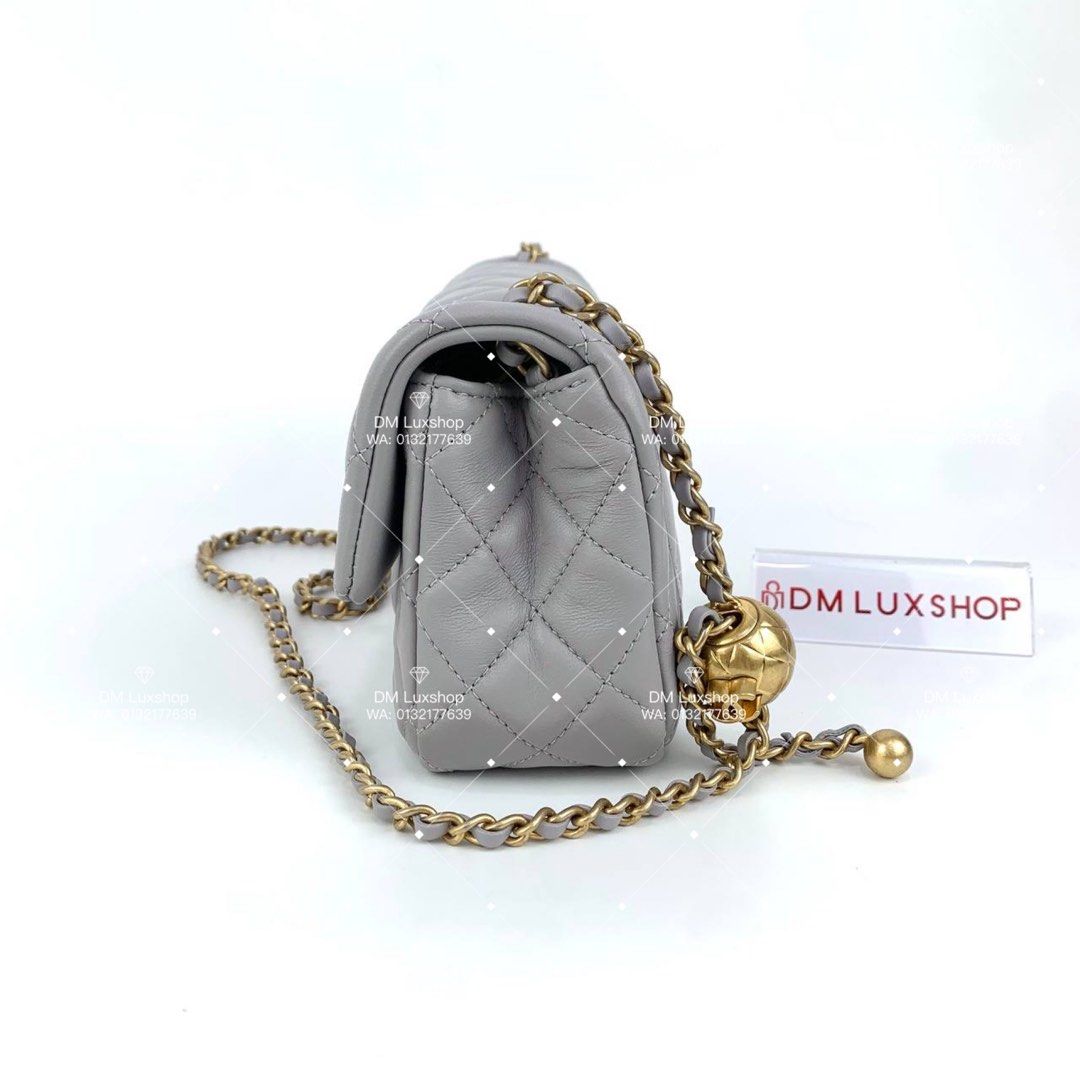 Chanel Mini CF Golden Pearl, Luxury, Bags & Wallets on Carousell