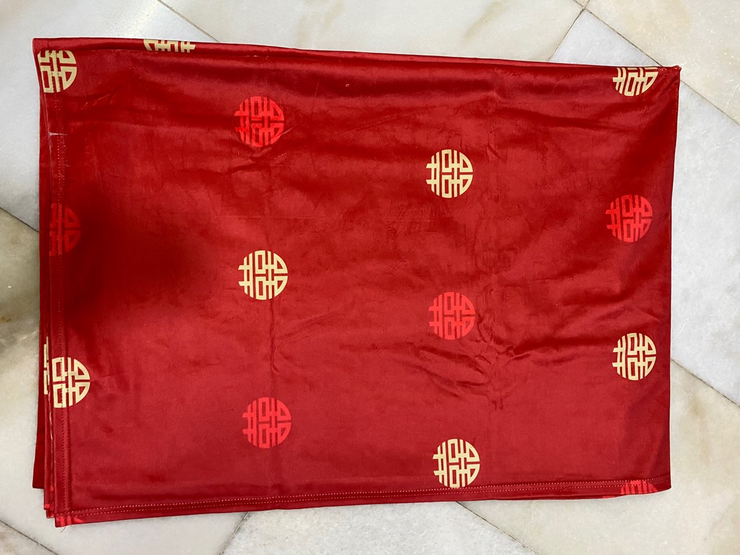 Chinese Wedding Table Cloth, Everything Else, Others on Carousell
