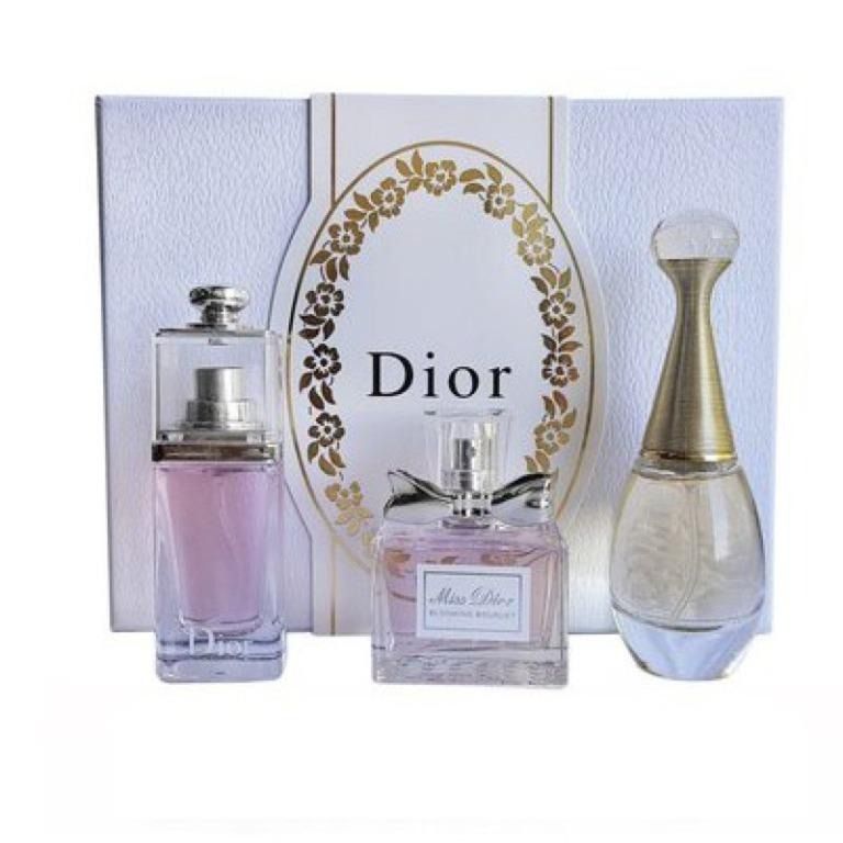 Christian Dior 3in1 Gift Set ( Addict Fraiche + Jadore Edp + Blooming ...