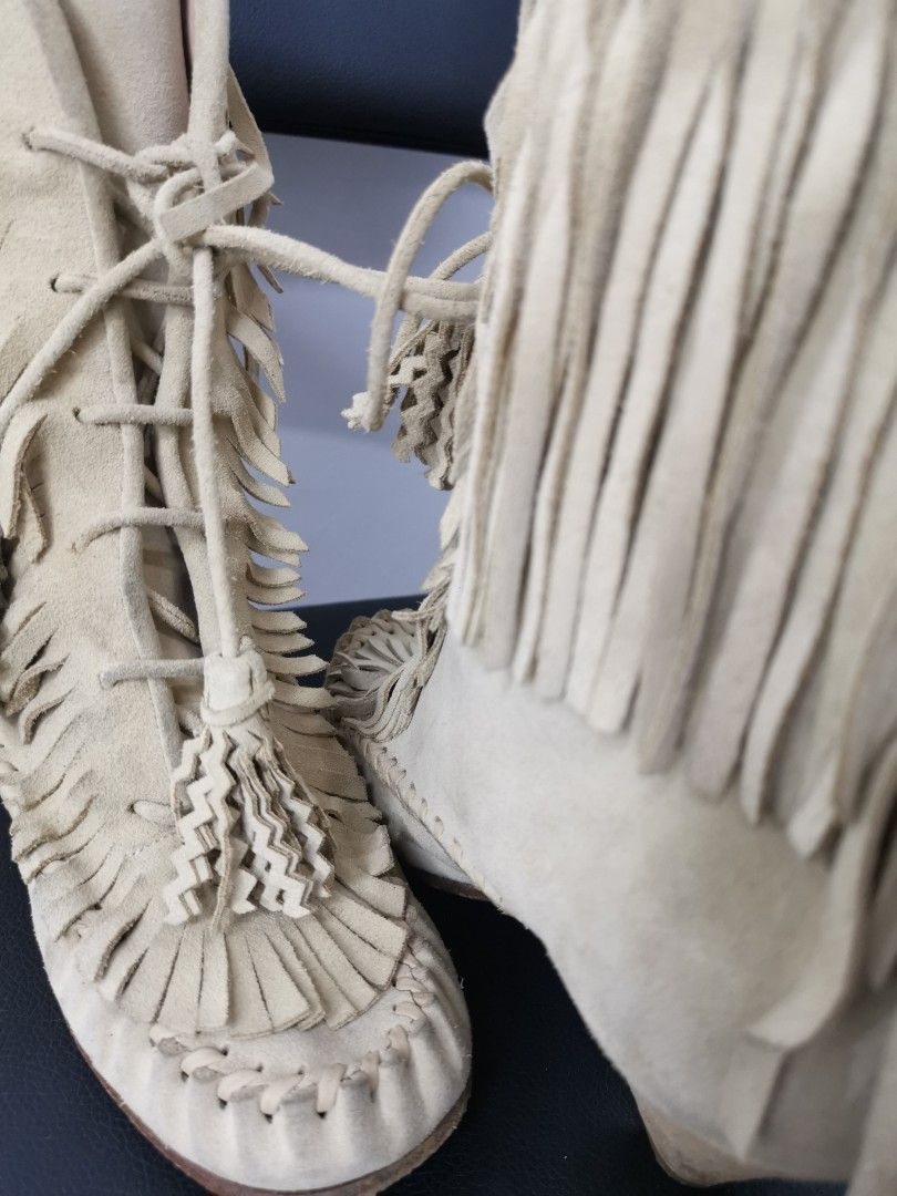 Coach 1941 Fringe Boots, Women's Fashion, Footwear, Boots on Carousell