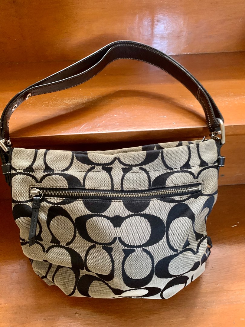 Coach Two Way Bag Authentic with Serial Number, Luxury, Bags & Wallets ...