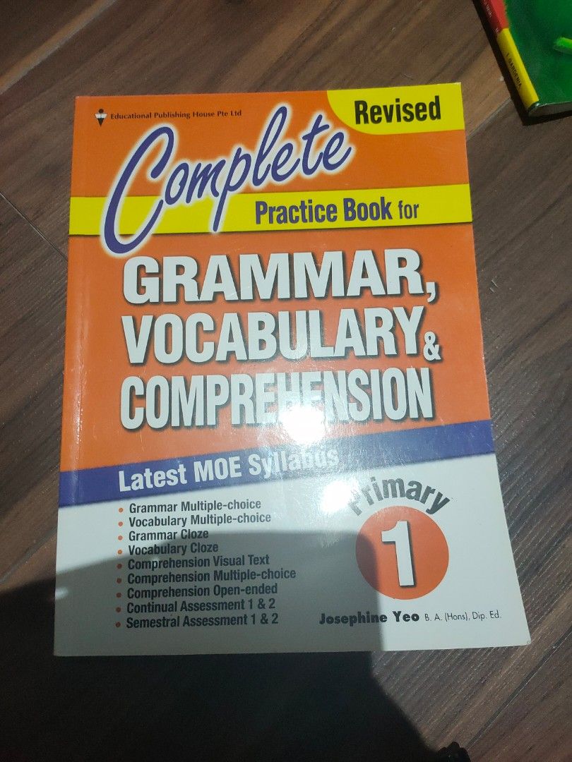 Complete Practice Book for Primary 1 Grammar, Vocabulary ...
