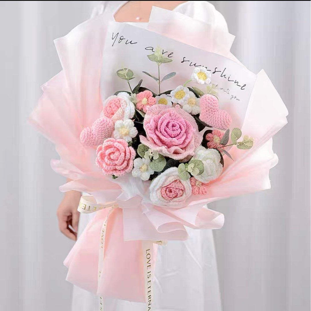 Customised Flower Bouquet, Hobbies & Toys, Stationery & Craft, Flowers ...