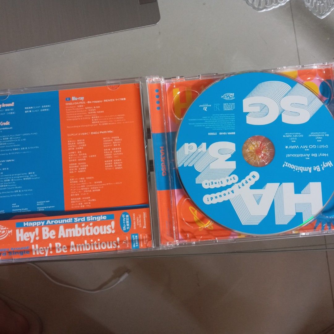 D4DJ Happy Around- Hey Be Ambitious SPECIAL EDITION CD & BLU-RAY DVD, Hobbies & Toys, Music ...