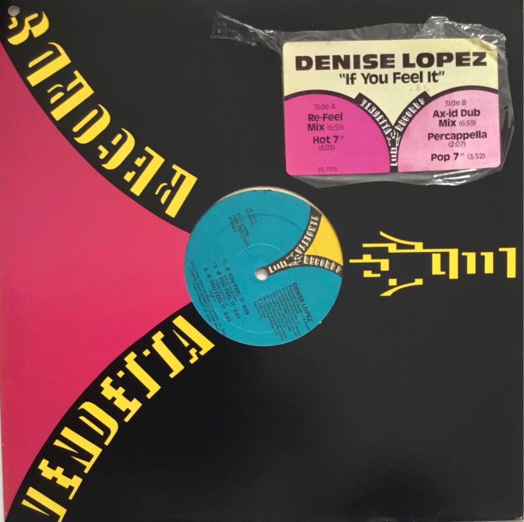 Denise Lopez - If You Feel It, Hobbies & Toys, Music & Media, Vinyls on Carousell