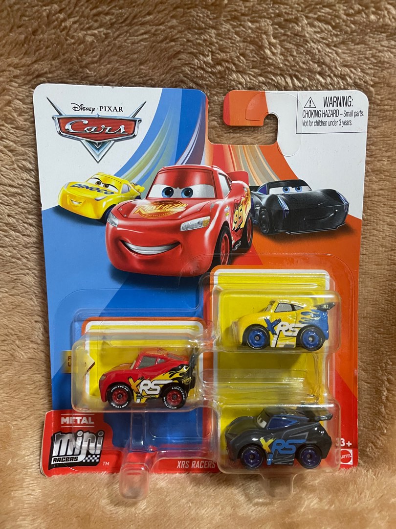 Disney Pixar cars mini racers 3 pack xrs, Hobbies & Toys, Toys & Games ...