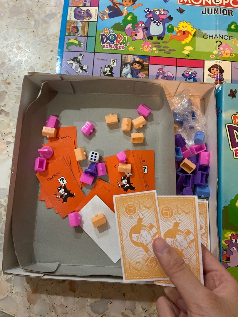 Dora Monopoly game, Hobbies & Toys, Toys & Games on Carousell