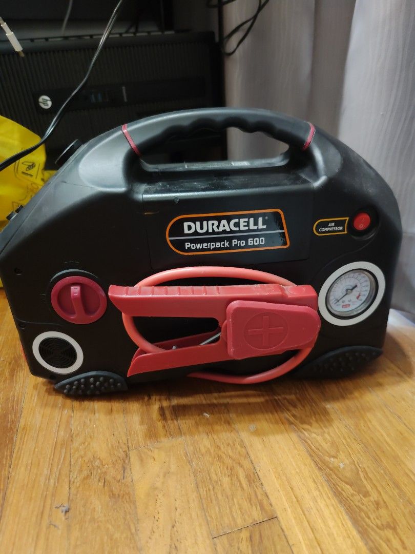Duracell PowerPack Pro 600 jumpstarter / Air compressor, Mobile Phones ...
