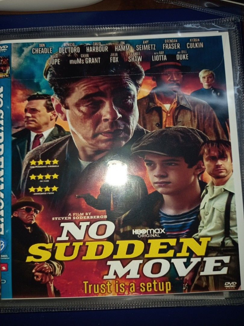 DVD No Sudden Move, Hobbies & Toys, Music & Media, CDs & DVDs on Carousell
