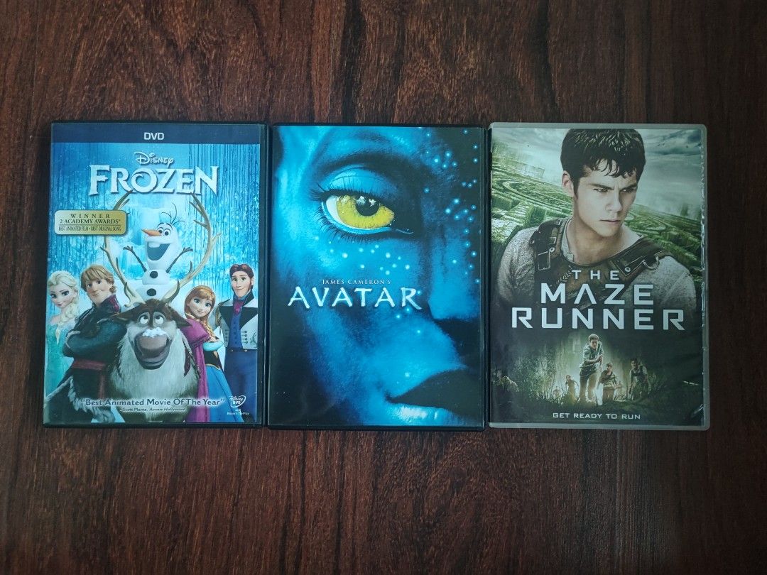 DVDs CHEAP (Frozen/Avatar/Maze Runner), Hobbies & Toys, Music & Media ...