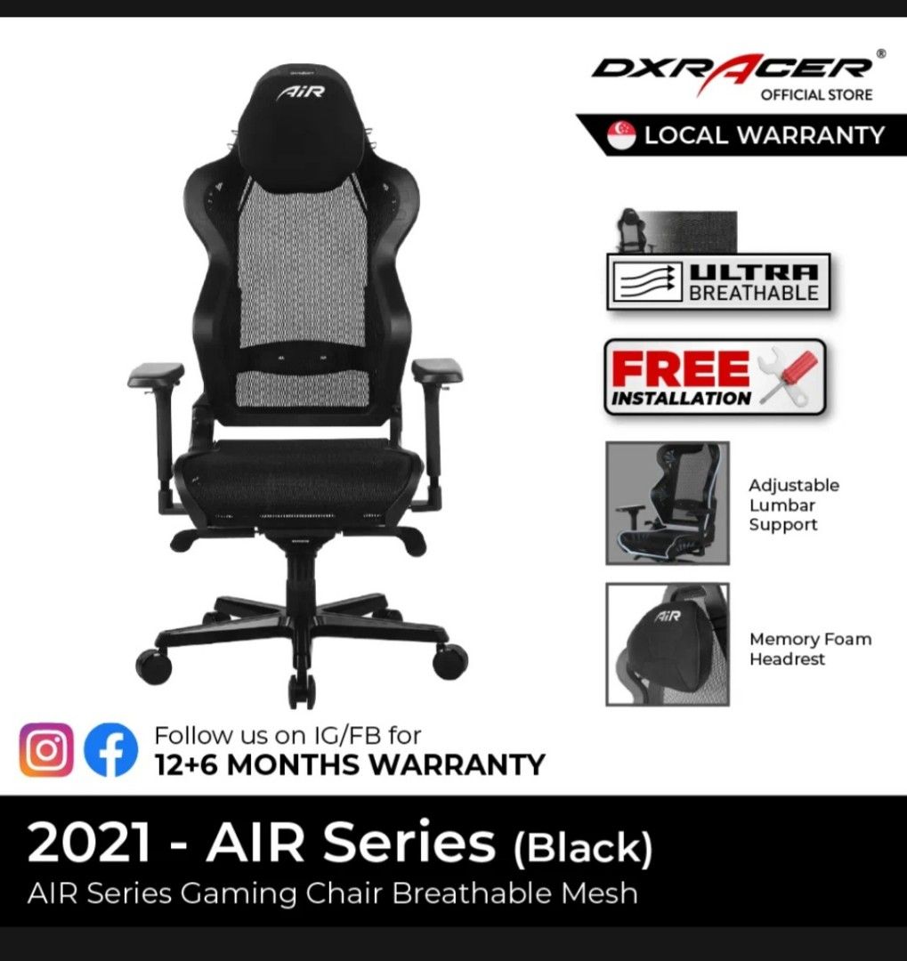 DXRacer Gaming chair, Furniture & Home Living, Furniture, Chairs on ...