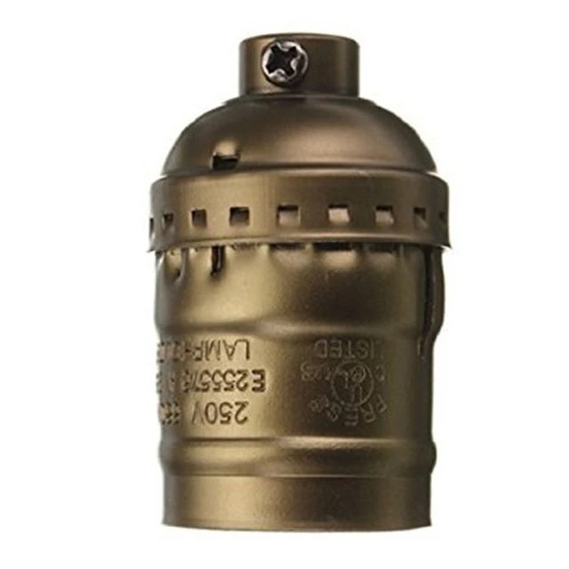 Edison Vintage Lamp Holder ES E27 Screw Bulb Socket Ceiling Wall ...