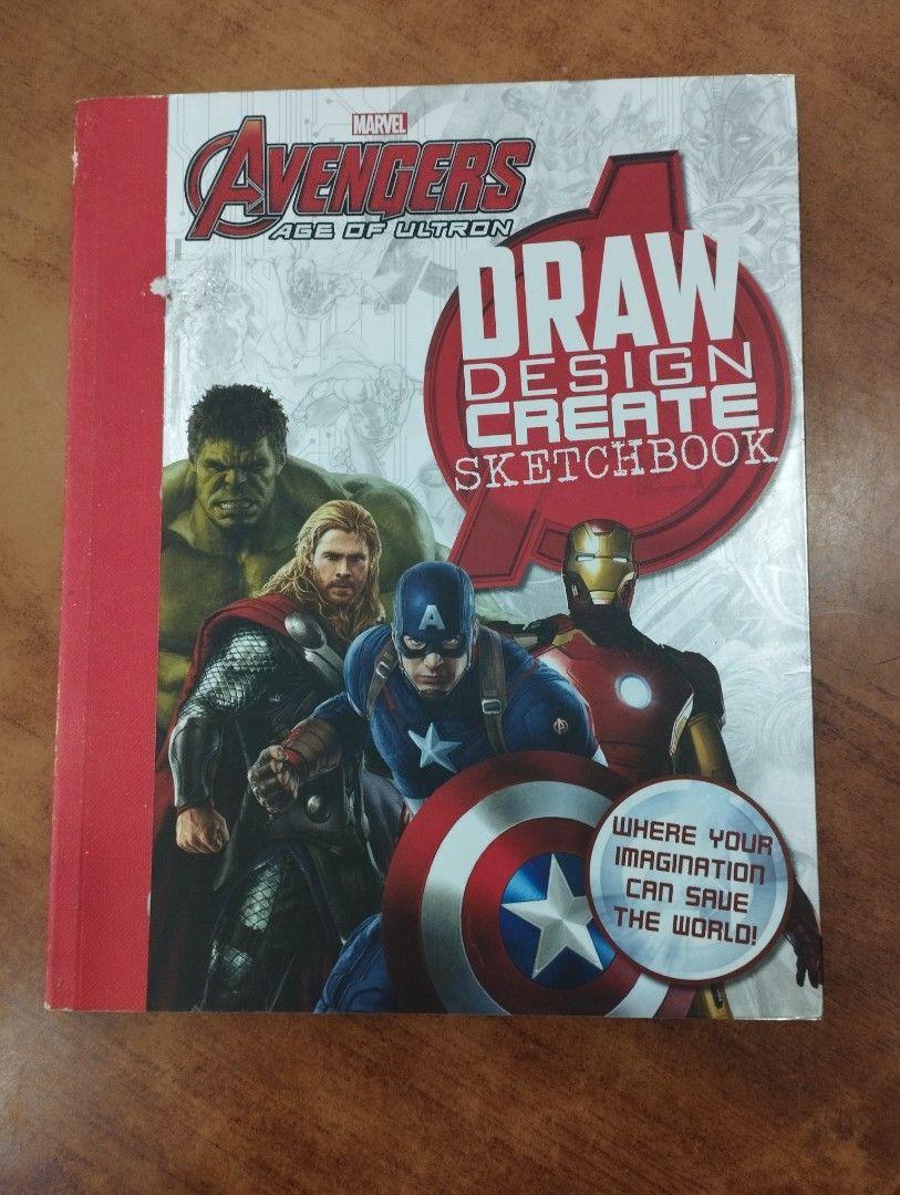 (ENG) Marvel Avengers Age Of Ultron: Draw Design Create Sketchbook ...