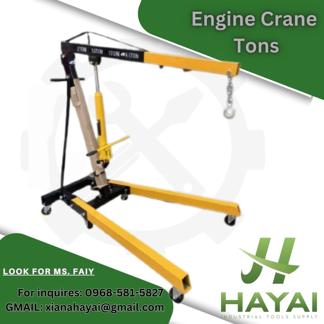 Engine Crane Tons, Commercial & Industrial, Construction Tools ...