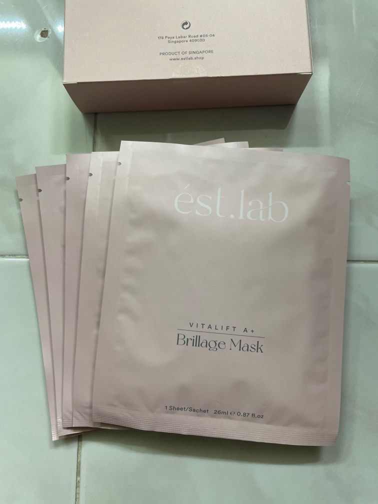 est.lab Lumiglow SmartSkin Buddy and Vitalift A+ Brillage Mask, Beauty ...