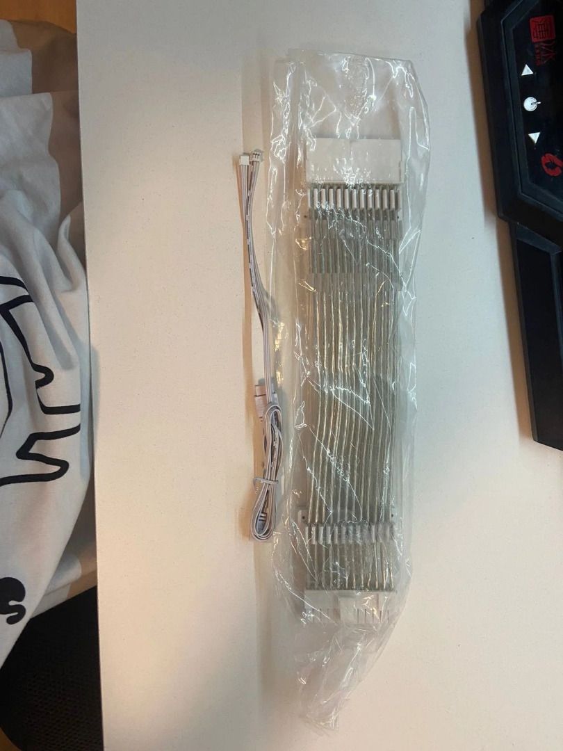 White Extension RGB Cable 24Pin Addressable PCIe Cable for PC Case ...