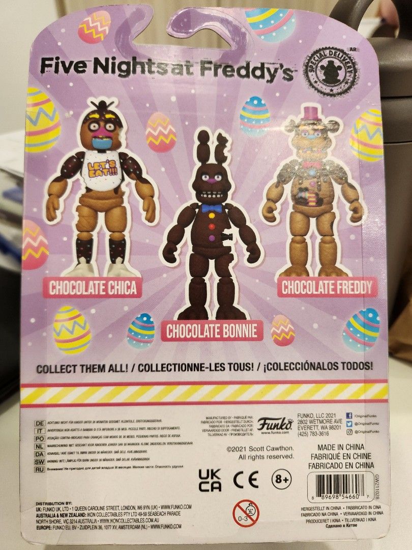 Five Nights at Freddy's Chocolate Freddy, Hobbies & Toys, Toys & Games ...