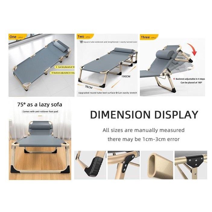 Foldable bed, Furniture & Home Living, Furniture, Bed Frames ...