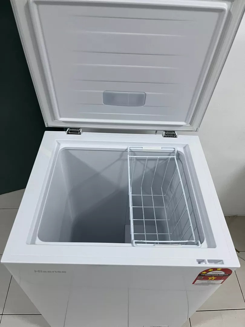 FREEZE CHEST FREEZER HISENSE SUPER 128L, TV & Home Appliances, Kitchen ...