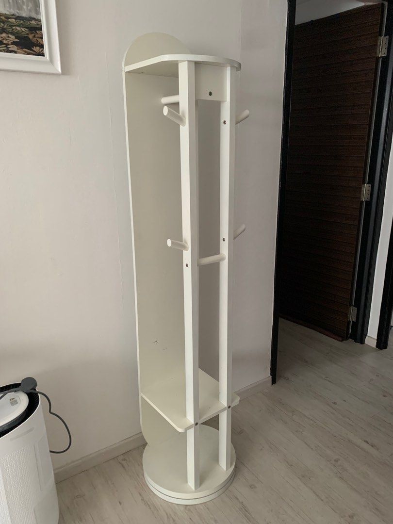 Full body mirror rack with clothes hanging, Furniture & Home Living ...