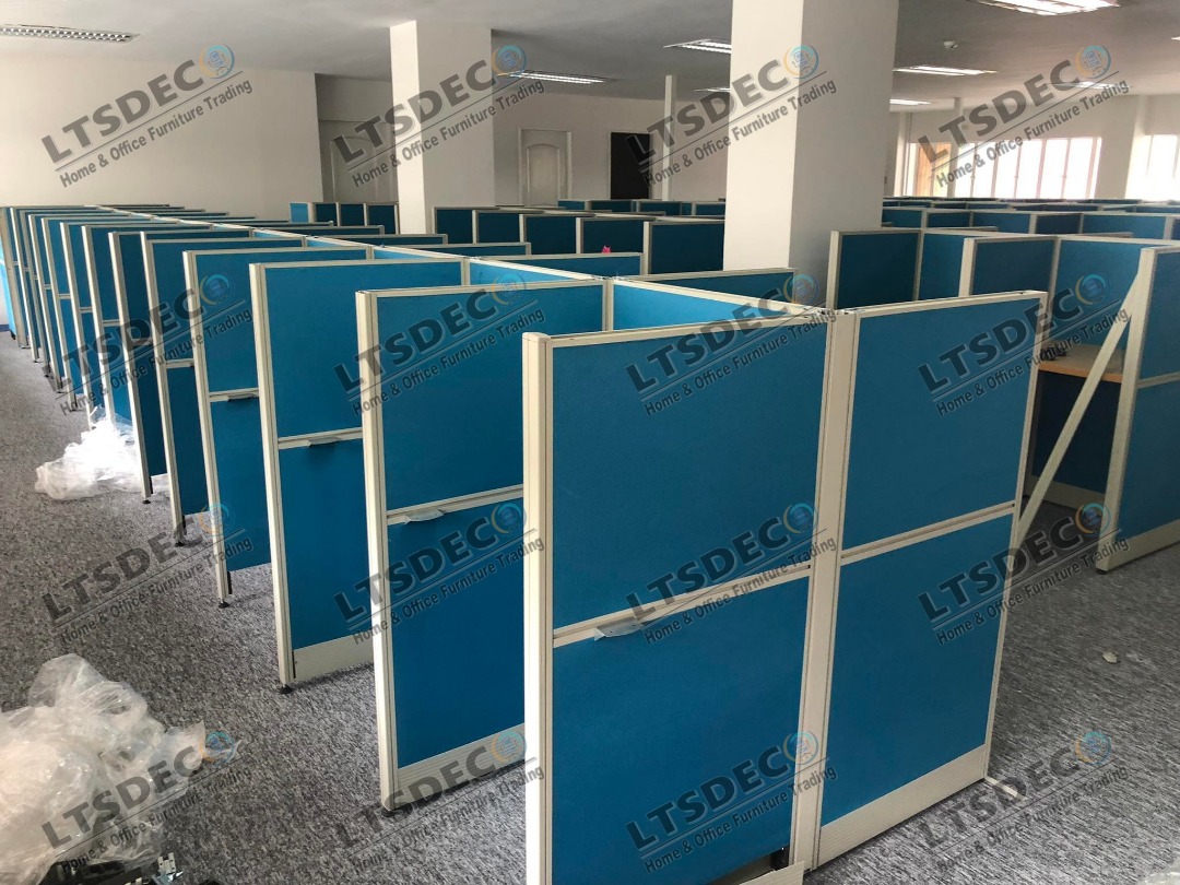 FULL FABRIC HIGH PANEL PARTITION | OFFICE FURNITURE | OFFICE PARTITION ...