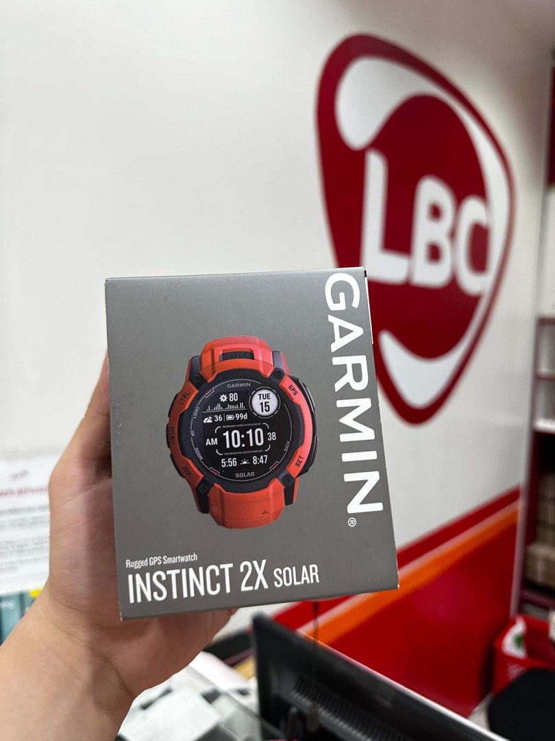GARMIN Instinct 2x Flame Red solar, Mobile Phones & Gadgets, Wearables ...