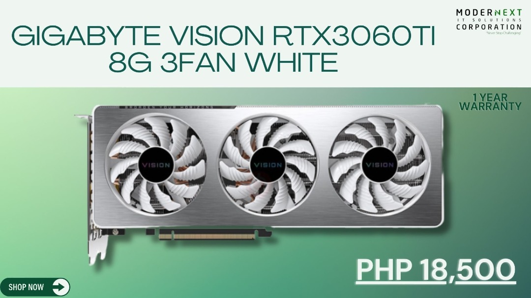GIGABYTE RTX 3060TI VISION, Computers & Tech, Parts & Accessories ...