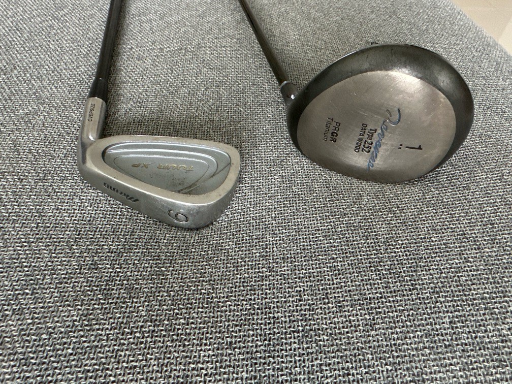 Golf Beginner Mizuno Iron #6, PRGR driver #1, Sports Equipment, Sports ...