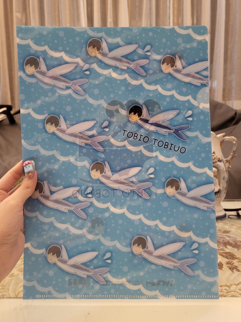 Haikyu!! Tobio Kageyama Flying Fish Folder, Hobbies & Toys, Stationary ...