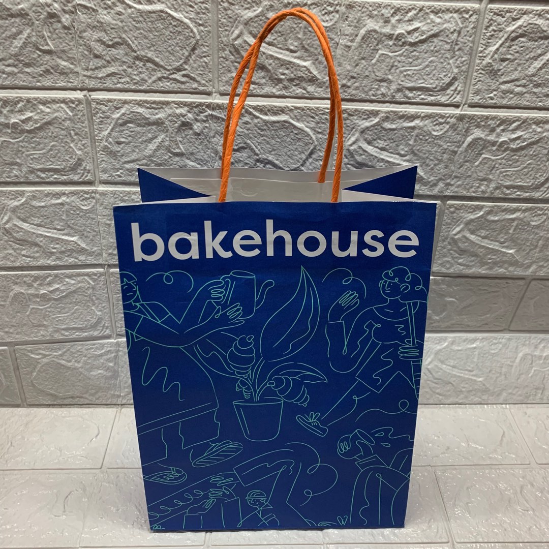 HK Bakehouse Blue Paperbag, Hobbies & Toys, Stationary & Craft, Craft ...