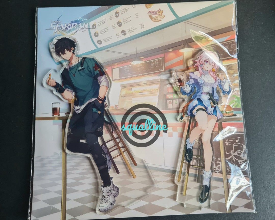 Honkai Star Rail - Mann Hann Collab - Acrylic Stand and Holographic ...