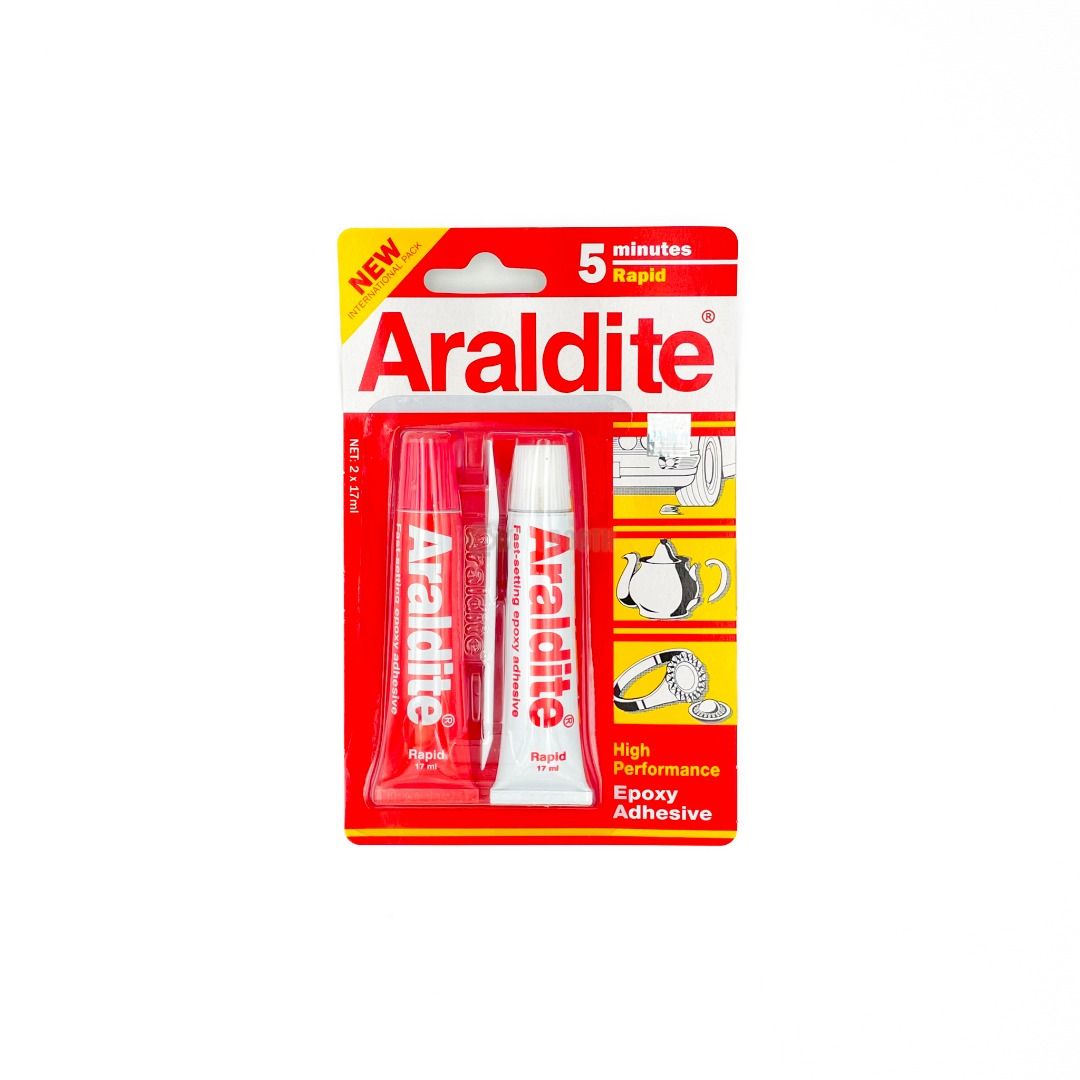 HUNTSMAN Araldite 5 Minutes RAPID Epoxy Adhesive, 傢俬＆家居, 其他, 家居改善及收納用品 ...
