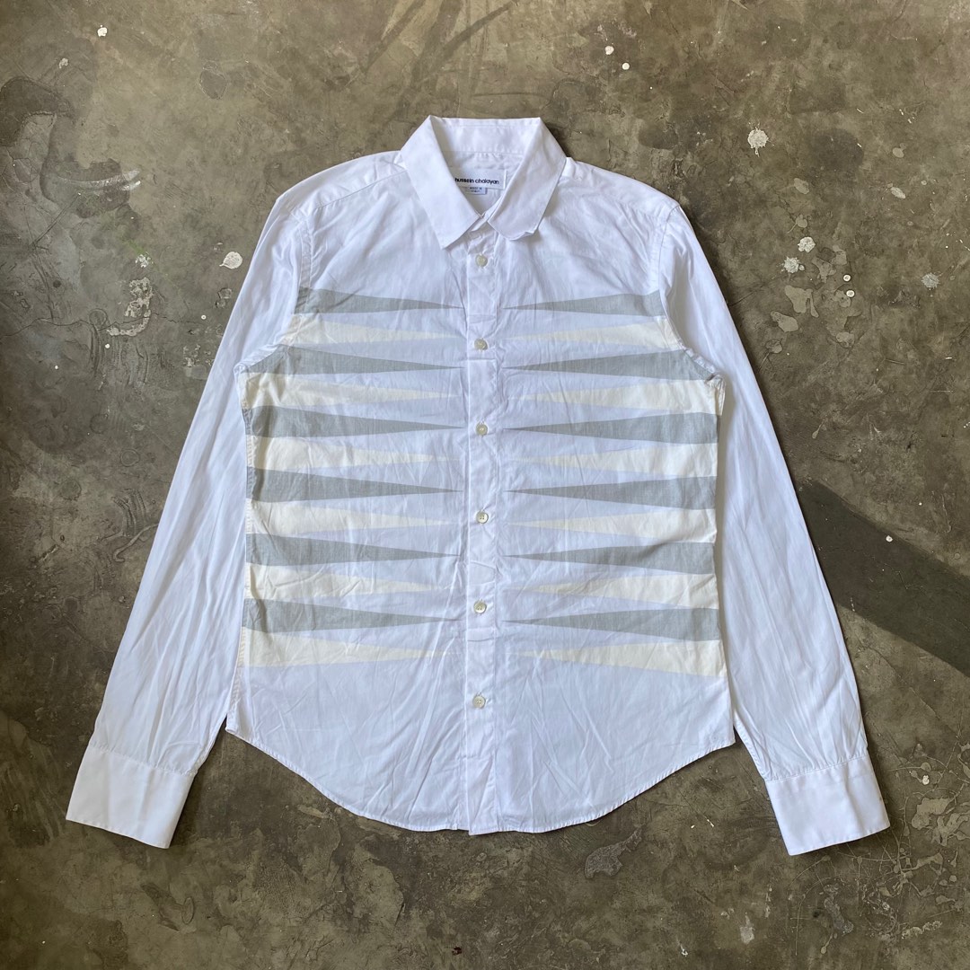 Hussen Chalayan Stooth L/S, Men's Fashion, Tops & Sets, Formal Shirts ...