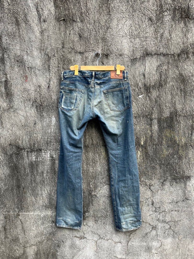 Hysteric Glamour studded selvedge denim, Men's Fashion, Bottoms, Jeans ...