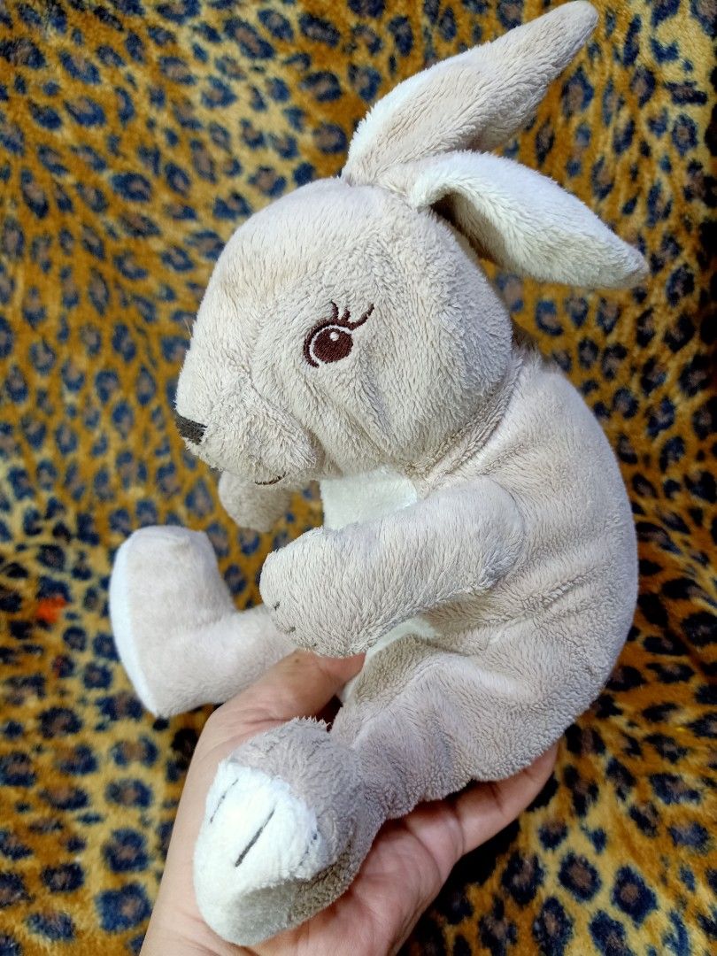 IKEA BRAND GOSIG KANIN TAN COLORED BUNNY / RABBIT TOY PLUSH, Hobbies ...