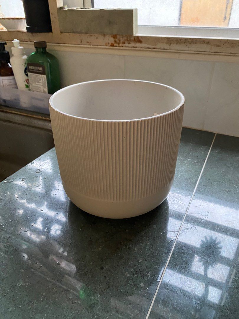 IKEA GRADVIS Plant Pot (Grey), Furniture & Home Living, Gardening, Pots ...