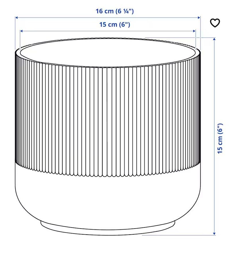 IKEA GRADVIS Plant Pot (Grey), Furniture & Home Living, Gardening, Pots ...