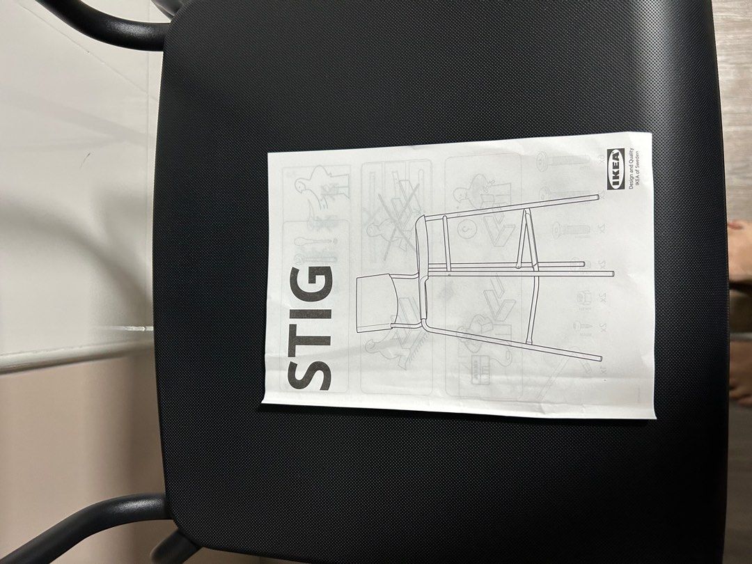 IKEA STIG Bar Stool, Furniture & Home Living, Furniture, Chairs on ...
