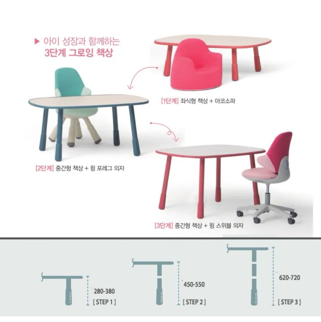 iloom study table desk adjustable 可調節花生桌 學習桌, 兒童＆孕婦用品, 兒童傢具, 兒童傢具 - 桌子及 ...