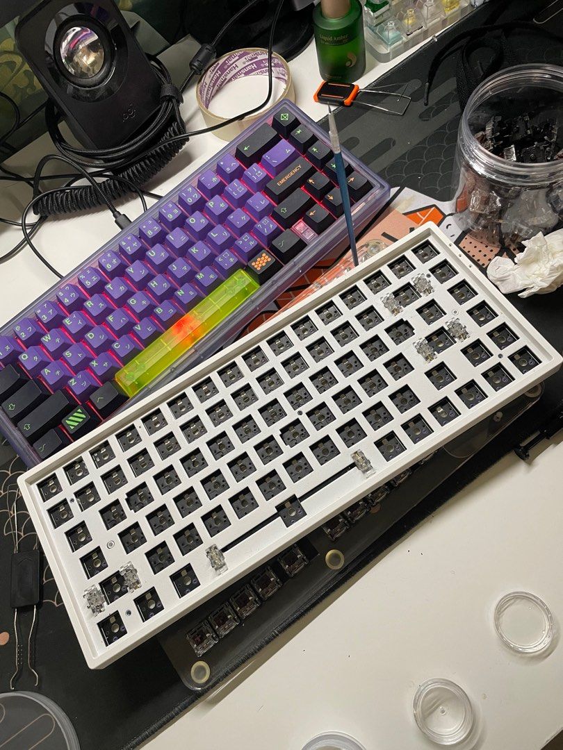 Industrial mechanical keyboard mod, Computers & Tech, Parts ...