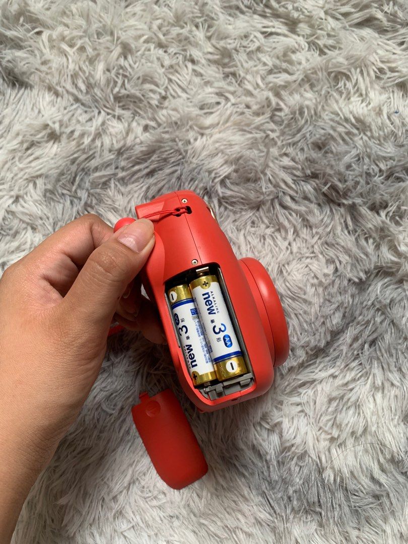 Instax mini 8 red, Photography, Cameras on Carousell