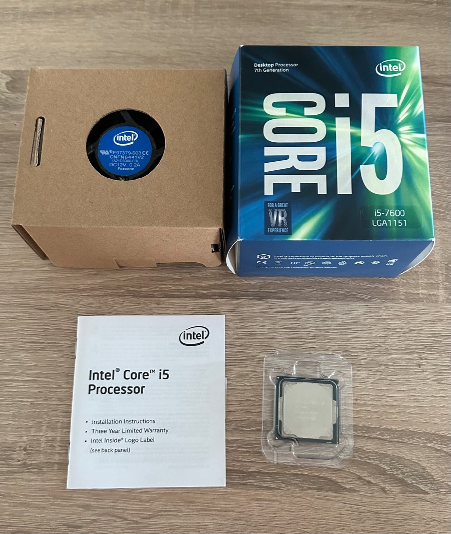 Intel i5 7600 CPU, Computers & Tech, Parts & Accessories, Computer ...