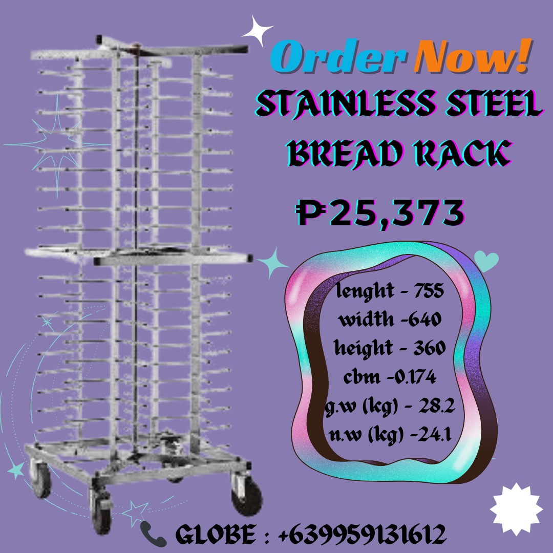 (Item No. 110501) STAINLESS STEEL BREAD RACK, Furniture & Home Living ...