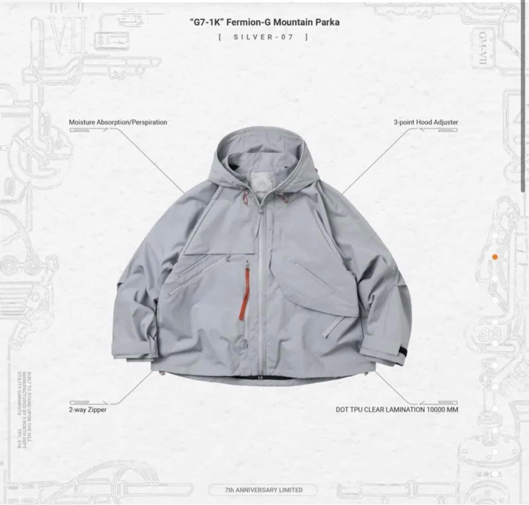 G7-1K Goopi Made Mountain Parka, Men's Fashion, Coats, Jackets and ...