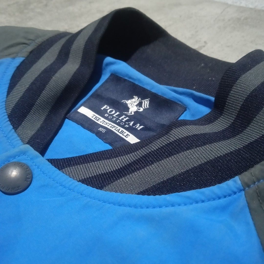 Jaket varsity bomber Polham second bekas preloved branded, Fesyen Pria ...