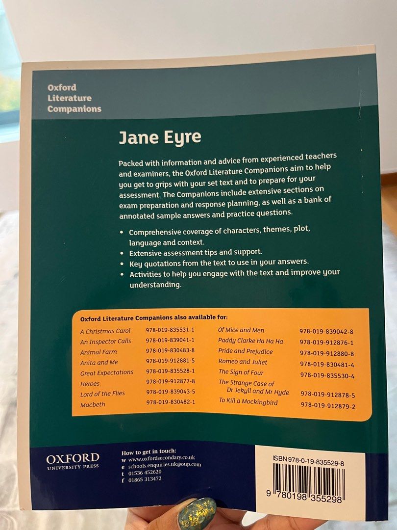 jane eyre revision book, Hobbies & Toys, Books & Magazines, Assessment ...