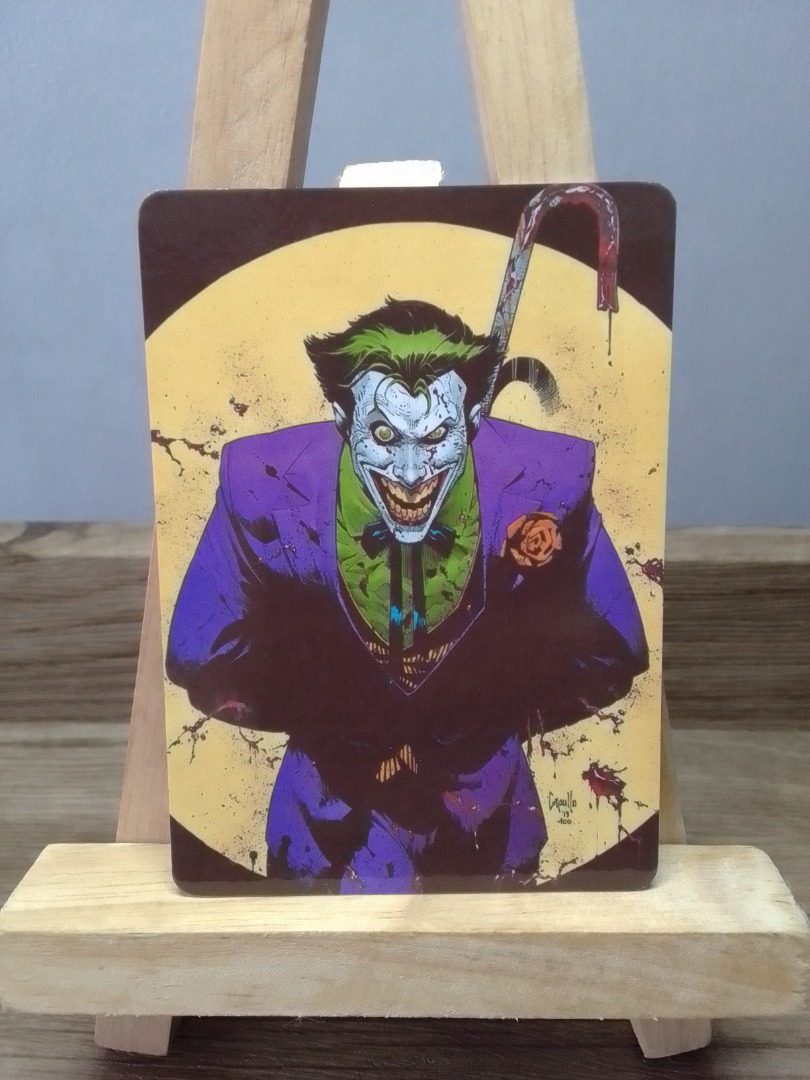 JOKER 80th DC ART CARD - CUSTOM, Hobbies & Toys, Toys & Games on Carousell