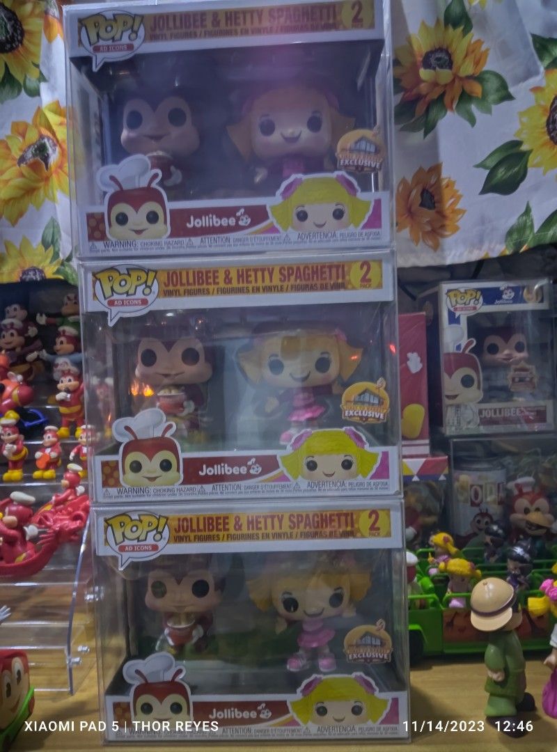 JOLLIBEE & HETTY SPAGHETTI FUNKO POP, Hobbies & Toys, Toys & Games on ...
