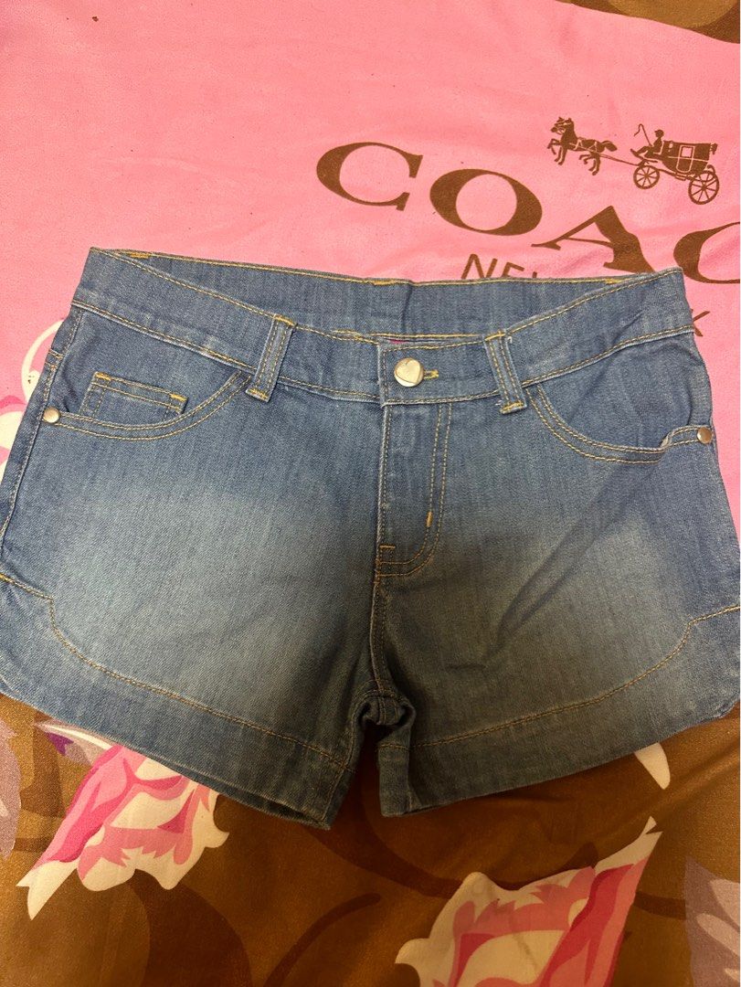 Justees denim shorts for kids, Babies & Kids, Babies & Kids Fashion on ...
